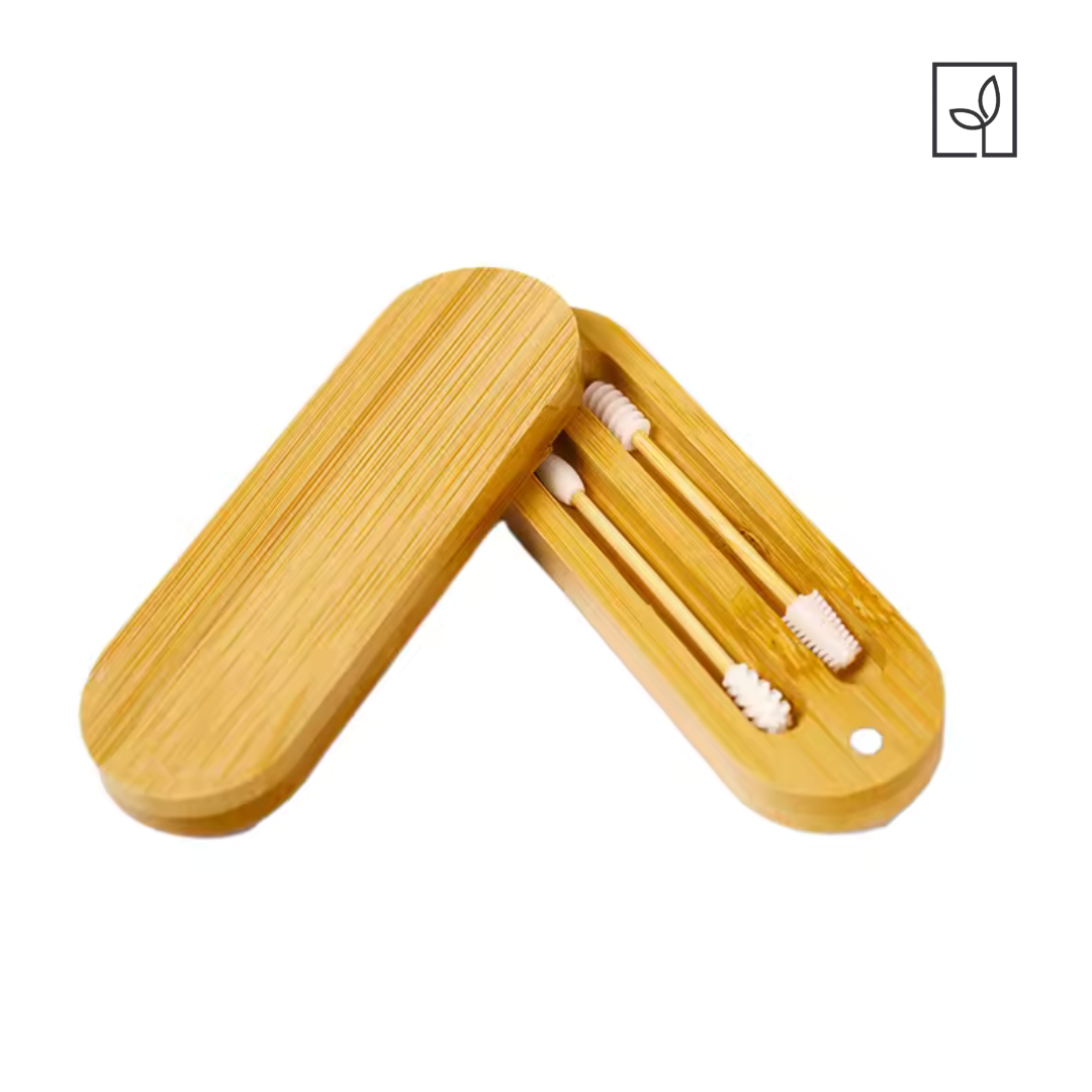 Fair Cotonetes Reutilizables con Estuche de Bambú – Fair Zero Waste